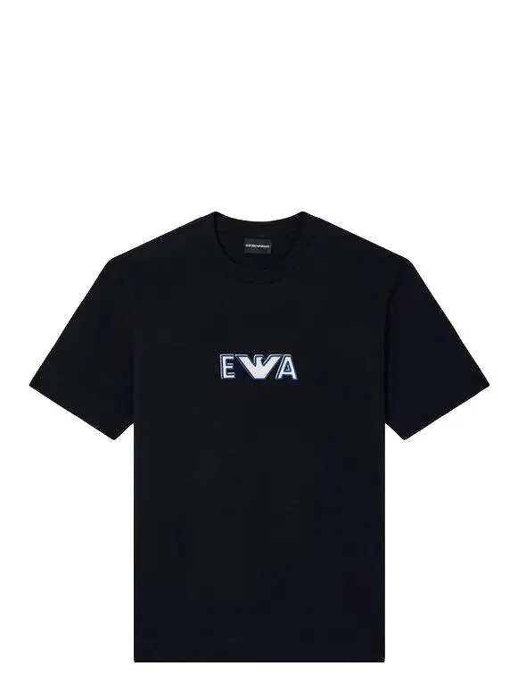 Emporio Armani Regular Fit T-shirts - Navy