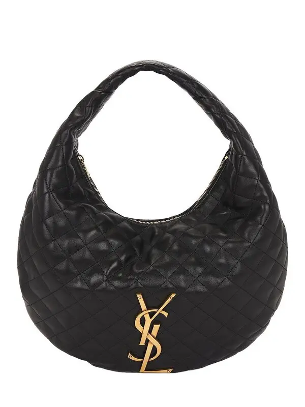 Saint Laurent Icare Hobo Bag - Noir