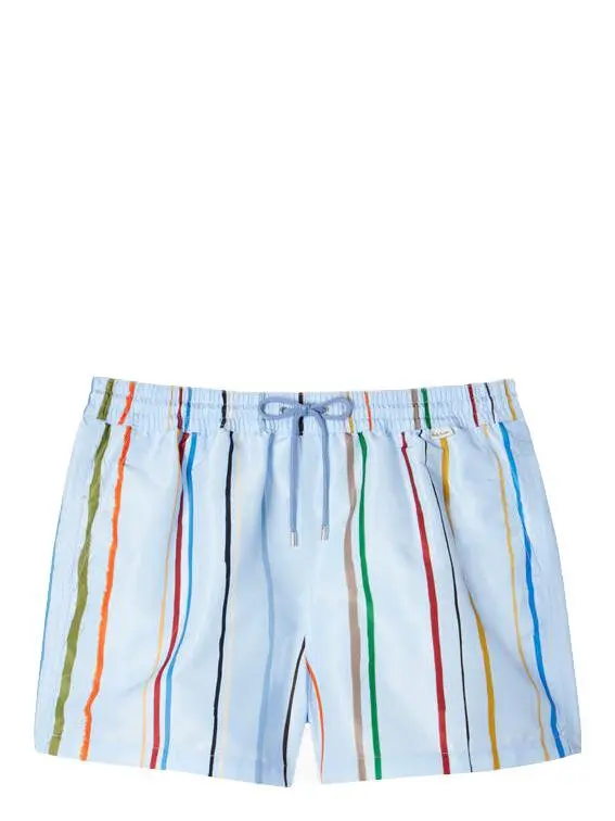 Paul Smith Striped Swim Shorts - Blue