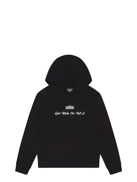 DENIM TEARS Get Rich Or Dei Hoodie - Black