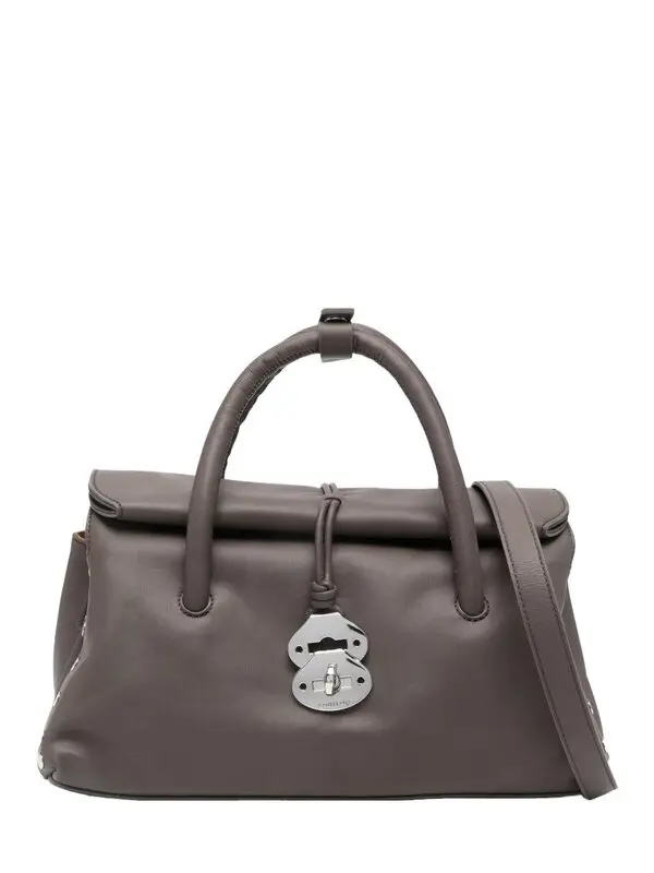 ZANELLATO Dotta Centauro Small Leather Handbag - Brown