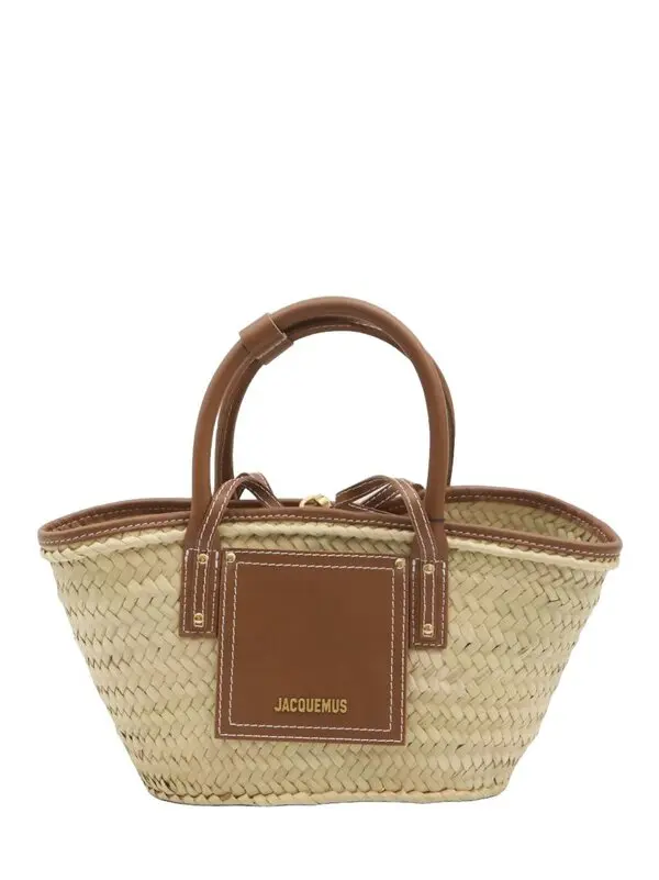 Jacquemus Le Panier Soli Raffia Basket Bag - Brown