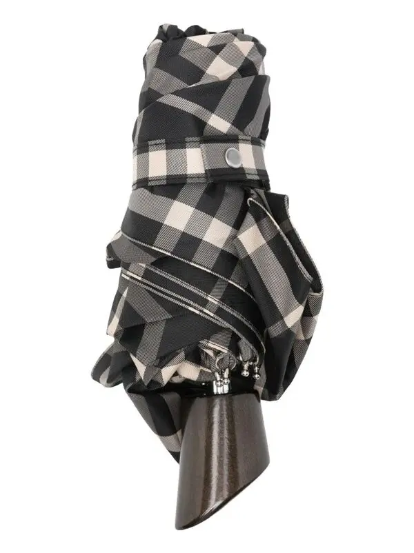 Burberry Check Umbrella - Black