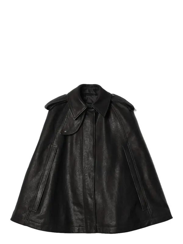 Burberry Leather Cape - Black