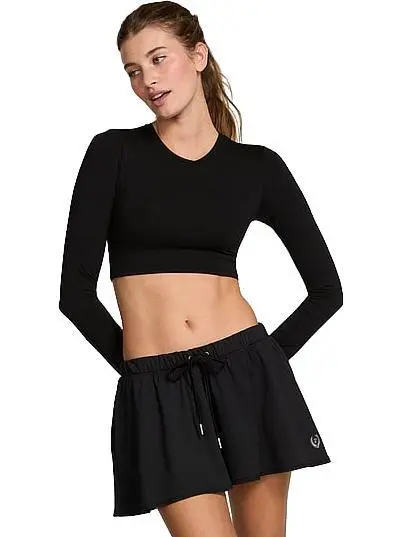 Pink Relay Flirty Shorts - Black