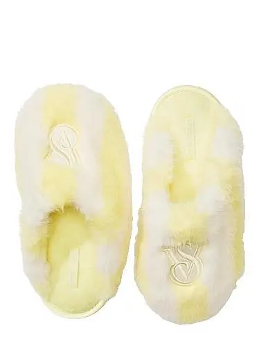 Victoria's Secret Luxe Plush Closed-toe Slippers - Yellow