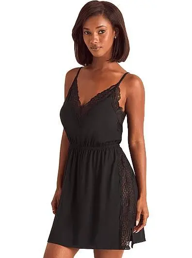 Victoria's Secret Adore Me Aimee Slip Dress - Black