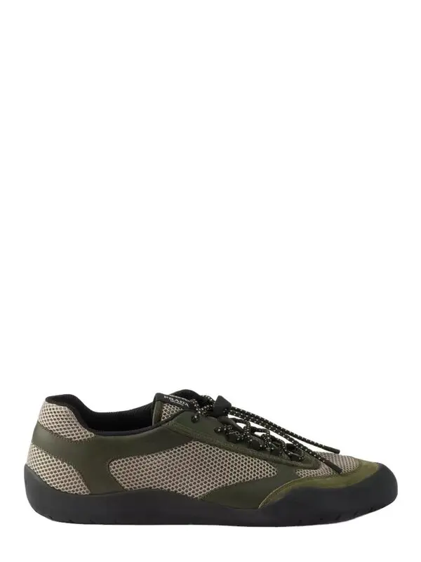 Prada Speedrock Geometric Sneakers - Green