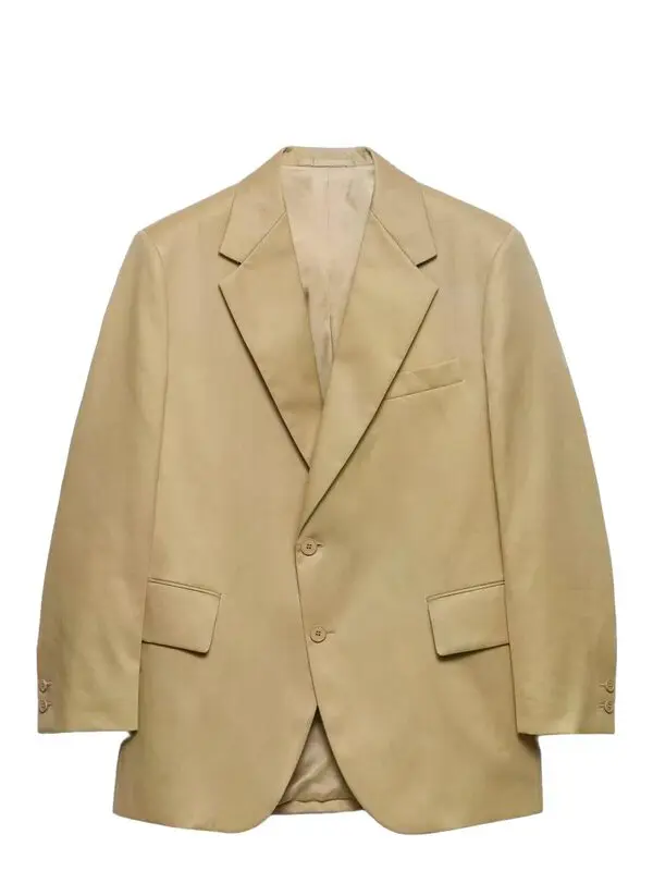 Prada Single-breasted Jacket - Neutrals