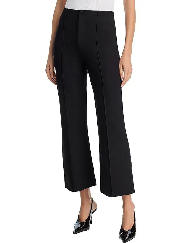 Aqua Ponte Flare Pants - Black