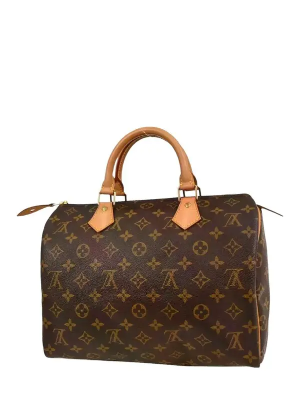 LOUIS VUITTON 2001 30 Speedy Monogram Handbag - Brown