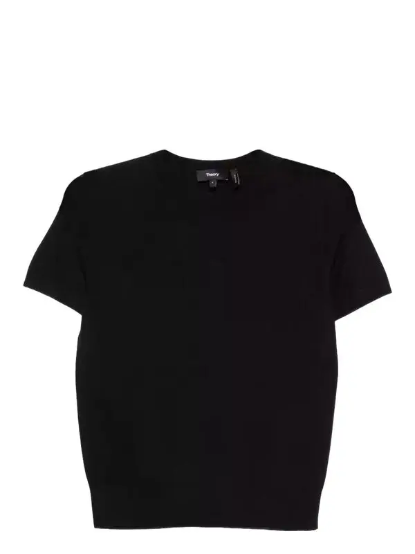 Theory Knitted T-shirt - Black