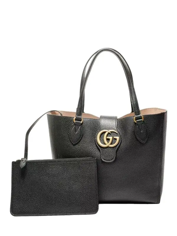 Gucci 2015-2025 Leather Tote Bag - Black