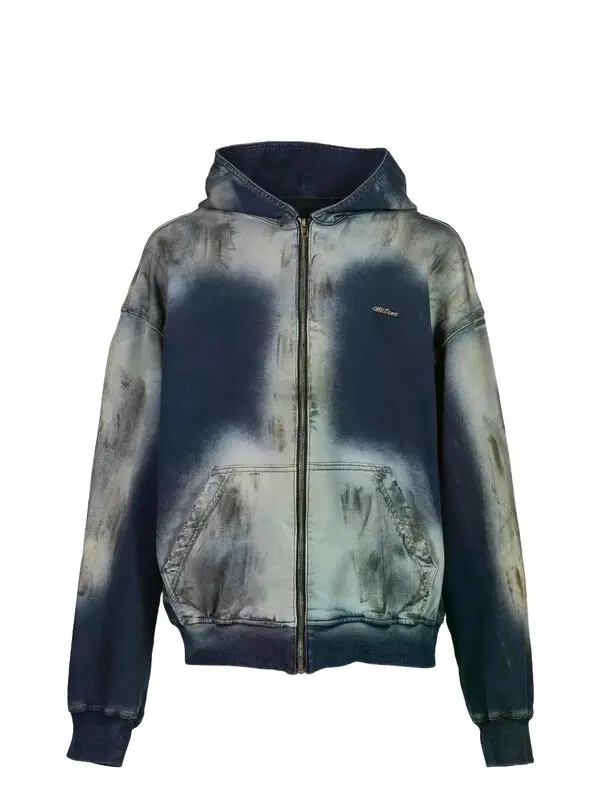 We11Done Zip-up Hoodie - Blue