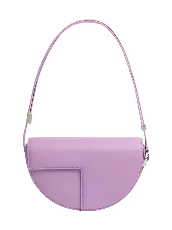 Patou Le Logo-patch Shoulder Bag - Purple