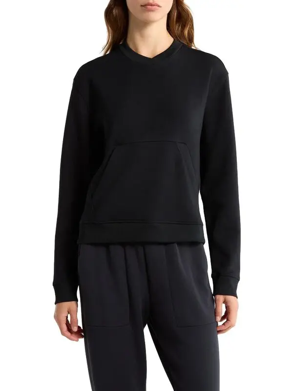 SWANNIES Margaret Performance Sweatshirt - Black