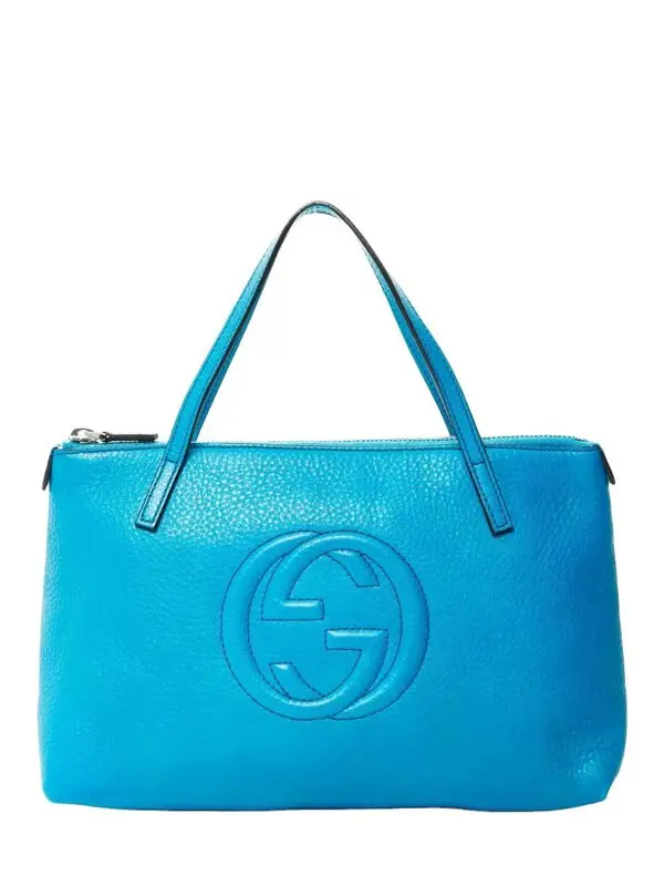 Gucci Soho Logo Handbag - Blue