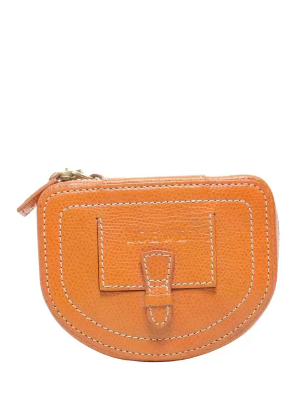 Loewe 2000s Leather Pouch - Orange