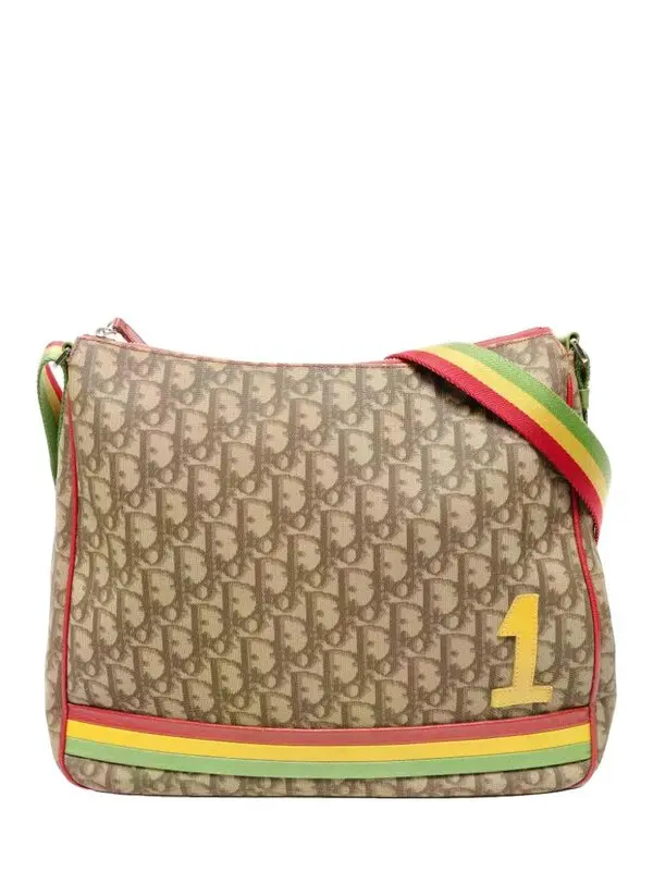 Dior 2004 Trotter Rasta Shoulder Bag - Neutrals