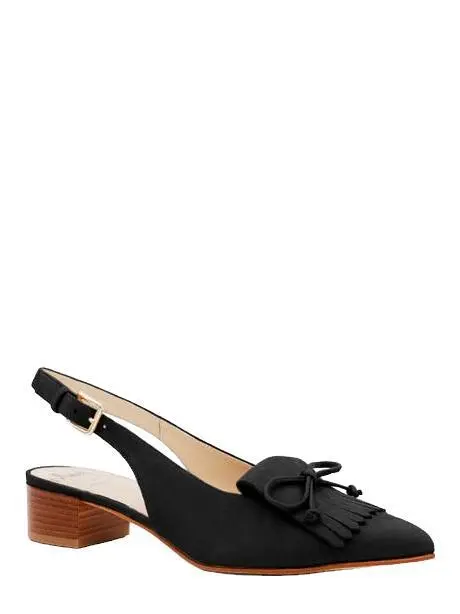 AMALFI BY RANGONI Aguglia Slingback Pump - Nero Long Beach