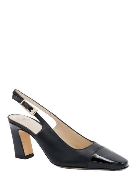 AMALFI BY RANGONI Falasco Slingback Pumps - Black Parmasoft
