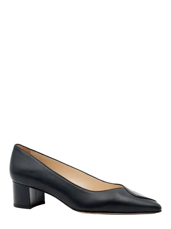 AMALFI BY RANGONI Paglietta Pointed Toe Pump - Black Soft Paint