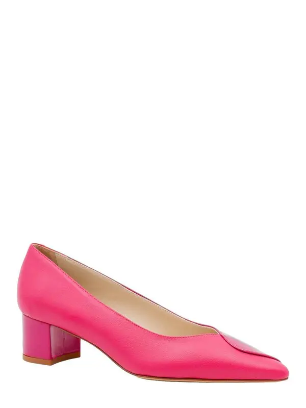 AMALFI BY RANGONI Paglietta Pointed Toe Pump - Fuxia Soft Paint