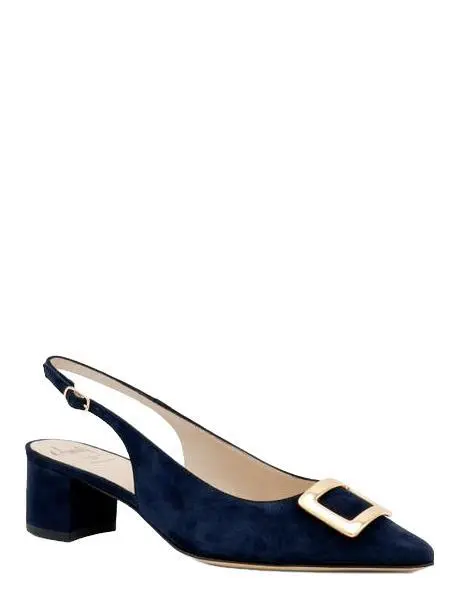 AMALFI BY RANGONI Padrino Slingback Pump - Navy Cashmere