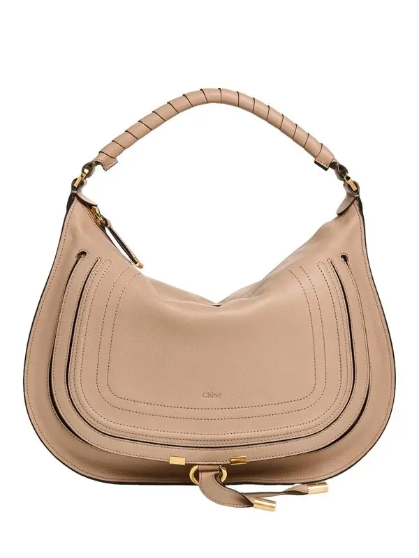 Chloé Medium Marcie Shoulder Bag - Woodsmoke