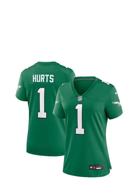 Nike Philadelphia Eagles Jalen Hurts Game Player Jersey - Kelly Green