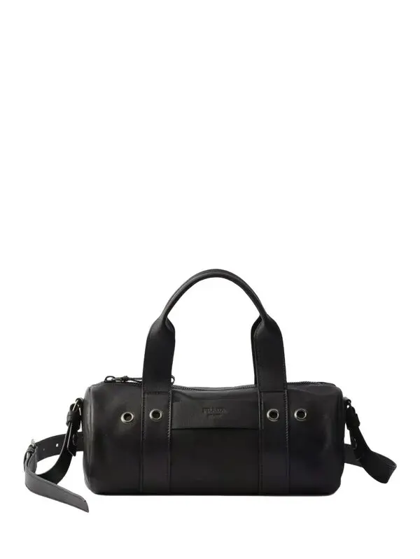 Prada Leather Duffle Bag - Black