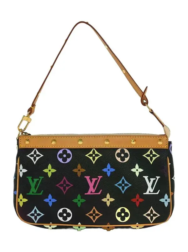 LOUIS VUITTON 2003 Pochette Accessoires Handbag - Black