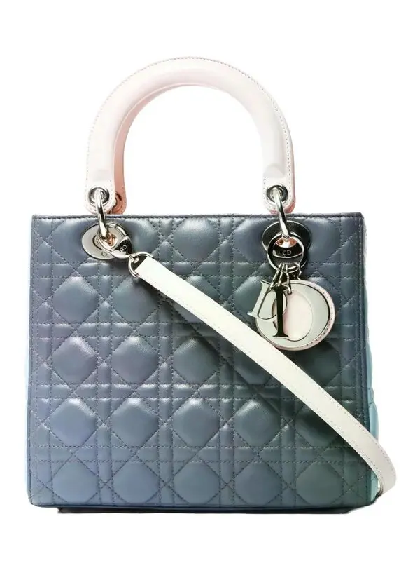 Dior 2013 Medium Lady Handbag - Blue