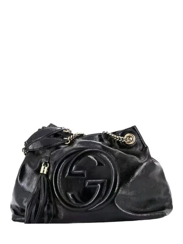 Gucci Soho Chain Strap Shoulder Bag - Black