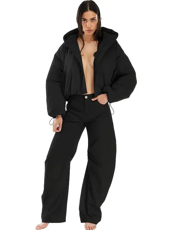 MOTHER OF ALL Juice Crop Bomber - Black