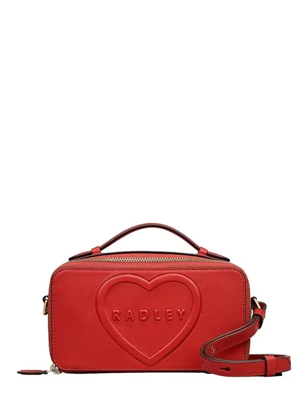 RADLEY Calvert Way Heart Street Micro Phone Crossbody Bag - Poinsettia