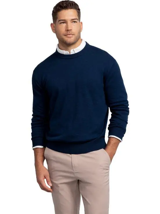 JACK ARCHER Anytime Crewneck Sweater - Deep Blue