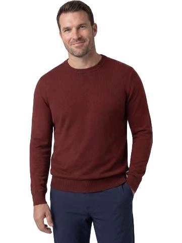 JACK ARCHER Anytime Crewneck Sweater - Maroon