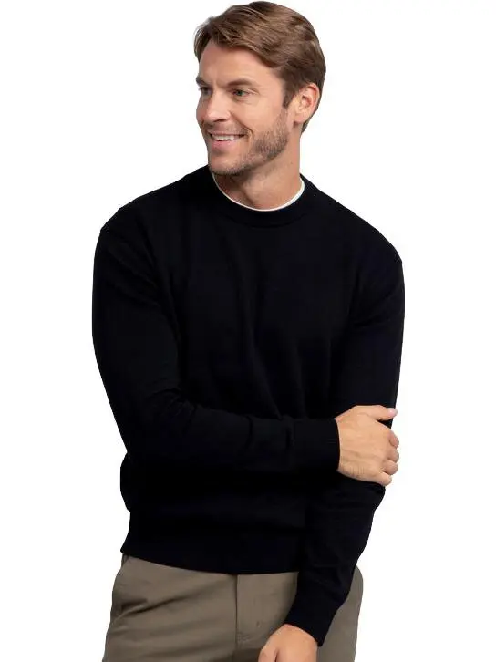 JACK ARCHER Anytime Crewneck Sweater - True Black