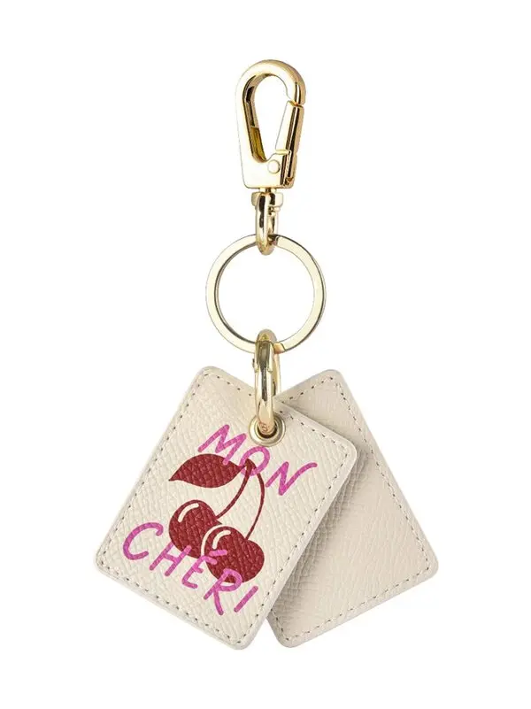 POSH TECH Mirrored Bag Charm For Airtag - White