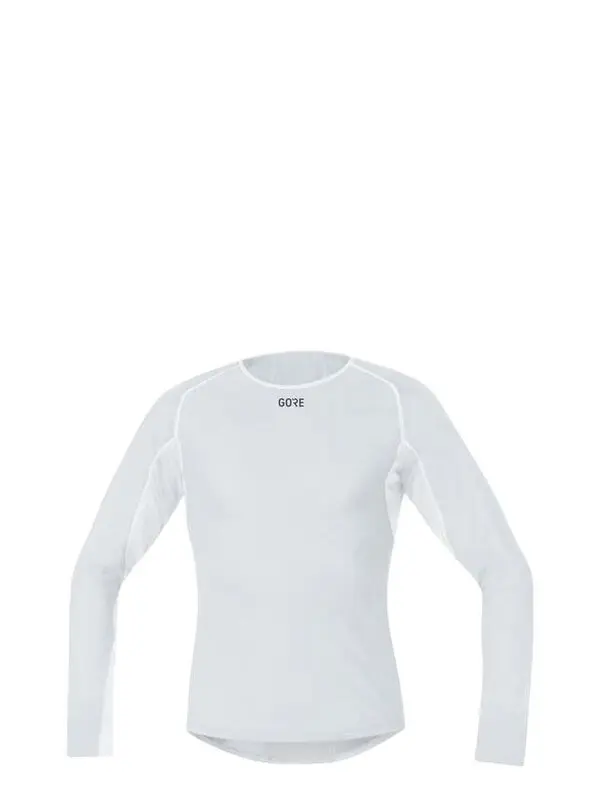 GOREWEAR Windstopper Base Layer Thermo Long-sleeve Shirt - Light Grey/white