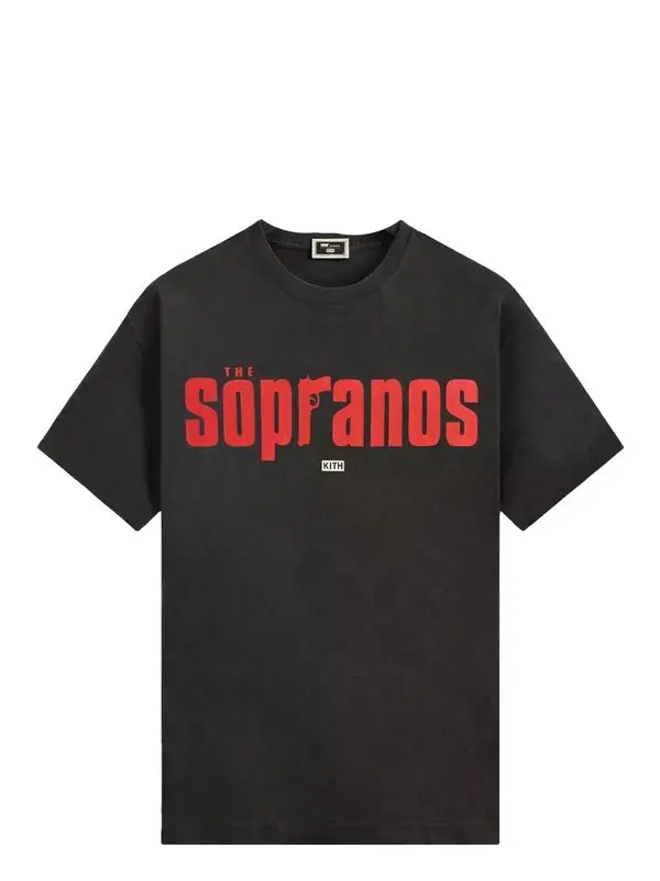 Kith X The Soprano Logo T-shirt - Black