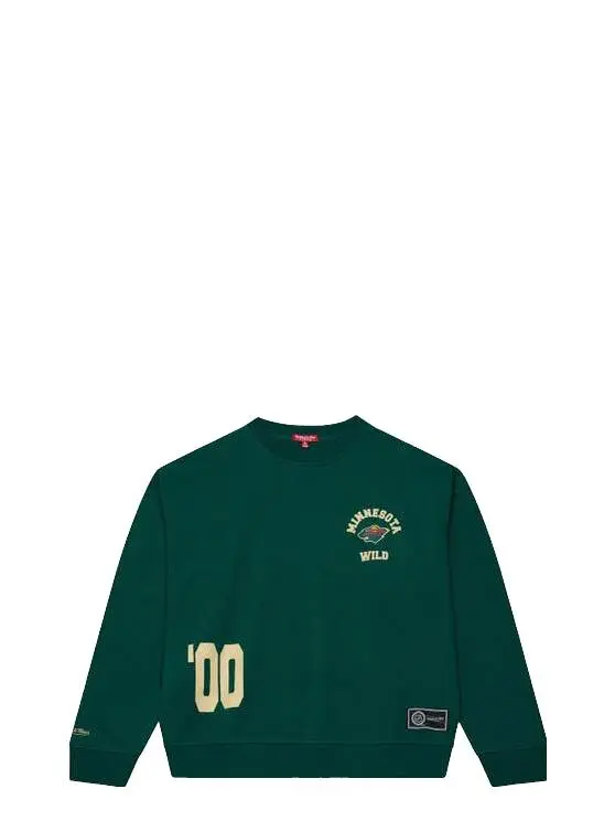Mitchell & Ness Minnesota Wild Crewneck Sweatshirt - Green