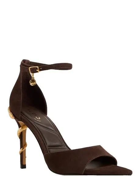 Aldo Medeza Pointed Toe Sandal - Dark Brown