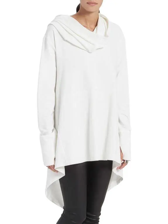 MARCELLA Oversized French Terry Hoodie - Cream