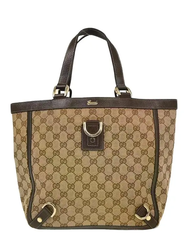 Gucci 1990-2000s Abbey D-ring Tote Bag - Neutrals