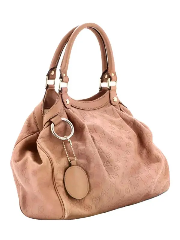 Gucci Sukey Sima Leather Medium Tote - Neutrals