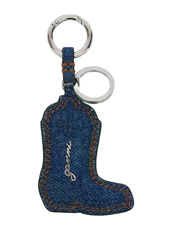 GANNI Boot Keyring - Blue