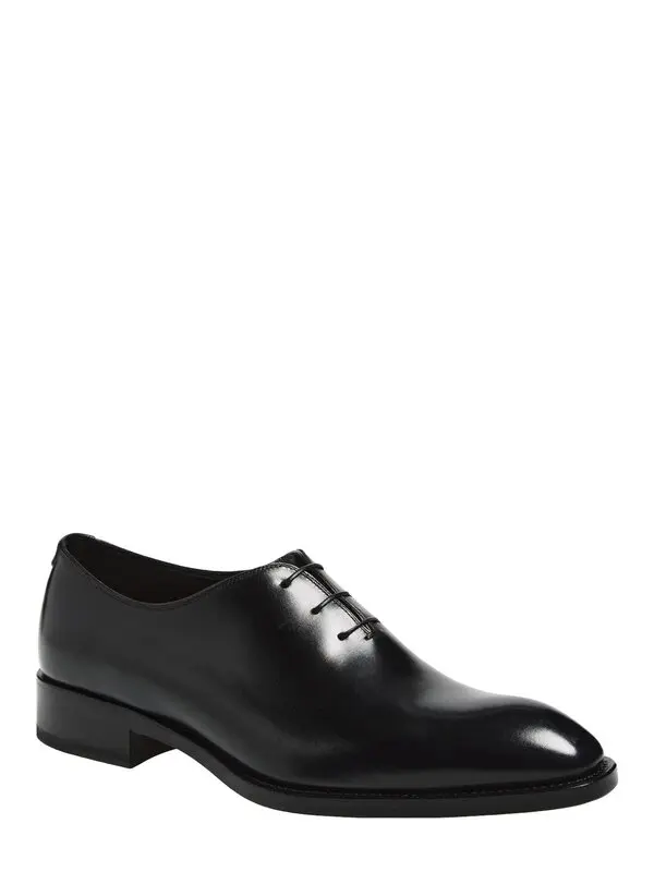 TOM FORD Burnished Wholecut Oxford - Black