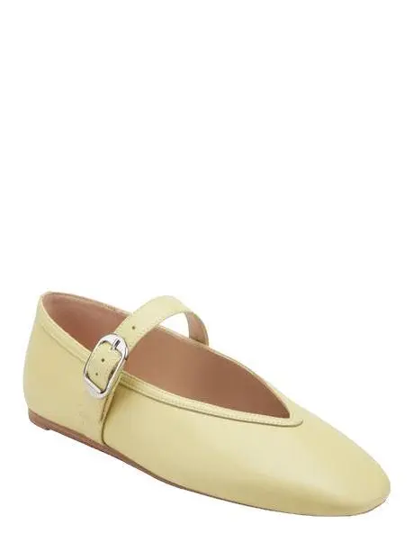 Marc Fisher Godea Mary Jane Flat - Yellow